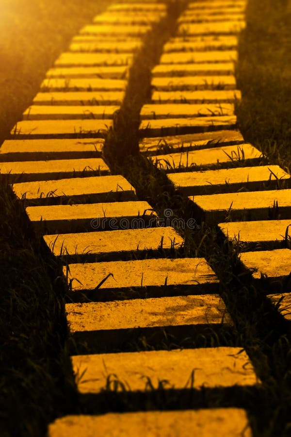 The pavement path stock photo. Image of peaceful, design - 108433834