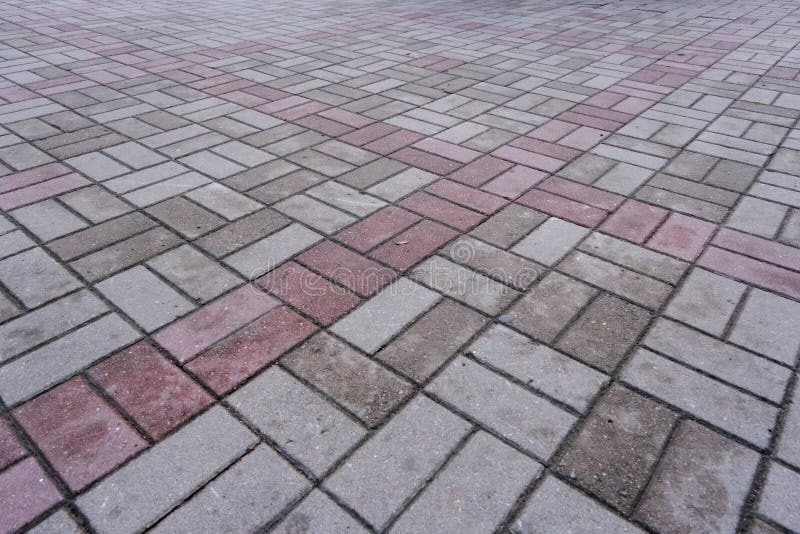 Pavement Pattern Made of Paving Stone Tiles with Textured Surface Stock ...