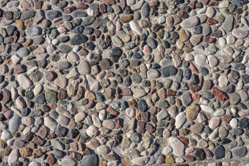 Pebble pavement stock photo. Image of fich, style, vegetation - 43942598