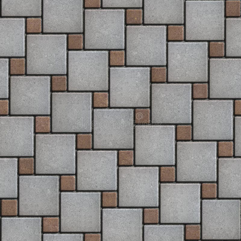 Pavement Rectangles of Different Colors Stock Photo - Image of brown ...