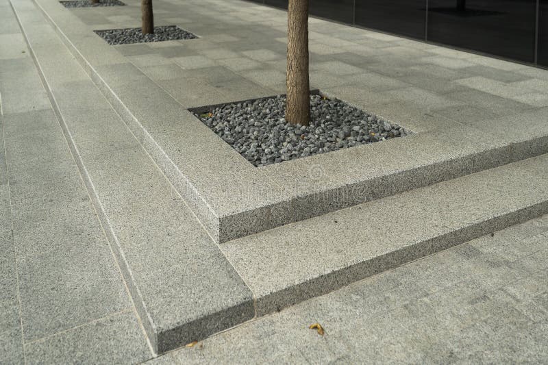 Pavement with Steps on the Street Stock Photo - Image of construction ...