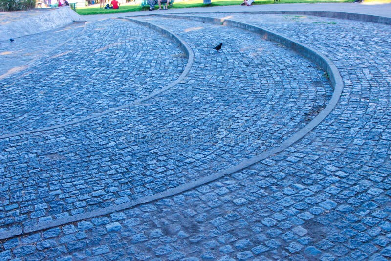 Pavement Surface Detail Architecture Concrete Scene Stock Photo - Image ...