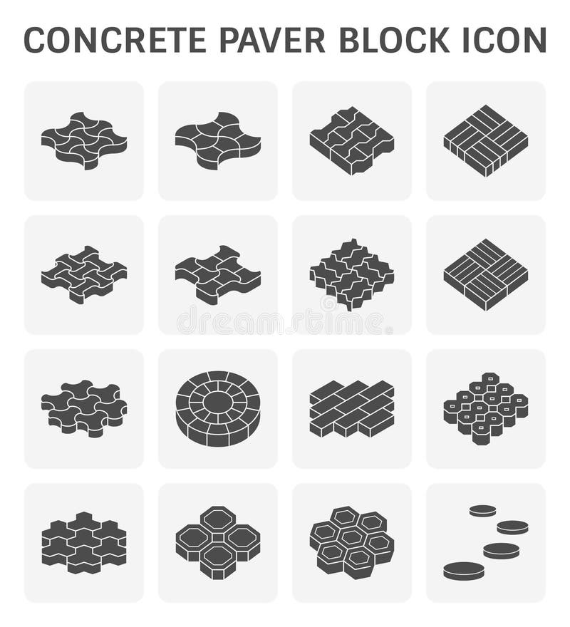 Paver block floor stock vector. Illustration of exterior - 158386712
