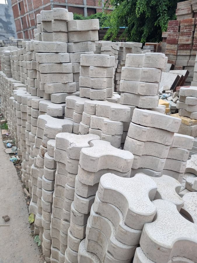 Paver Block | Interlocking Brick Stock Image - Image of walkway, paver ...