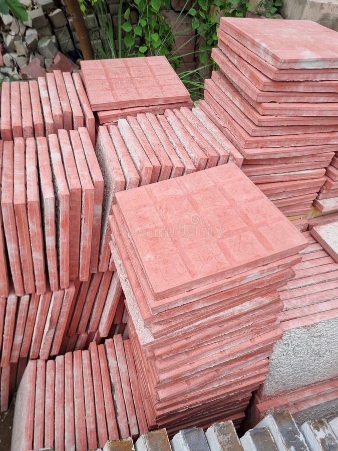 Paver Block | Interlocking Brick | 16 Dibi Tek Tile Stock Image - Image ...