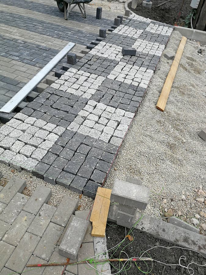 Paver stock photo. Image of architectural, shape, road - 120128870