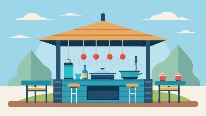 The Pavilion Also Has a Large Modern Grill Area for Public Use with All ...