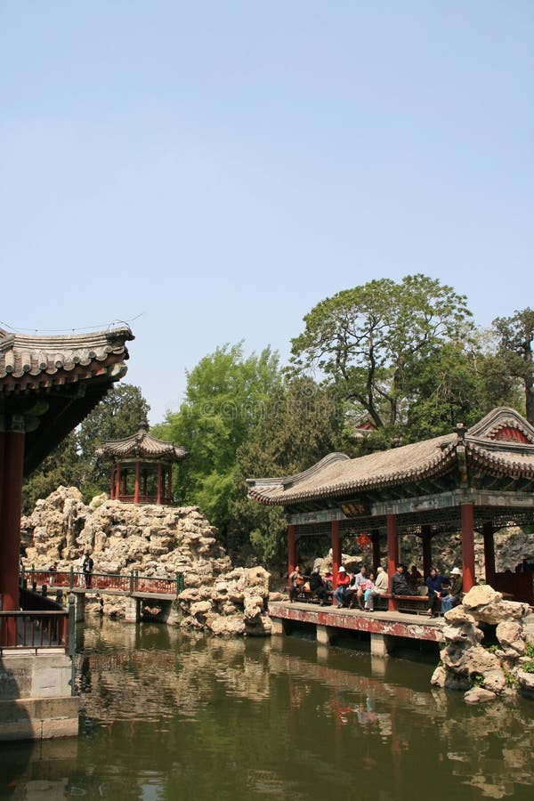 Beihai Park In Beijing China Editorial Photo - Image of beihai, culture ...