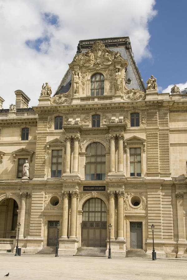 Pavilion Colbert of Louvre in Paris Stock Image - Image of gallery ...