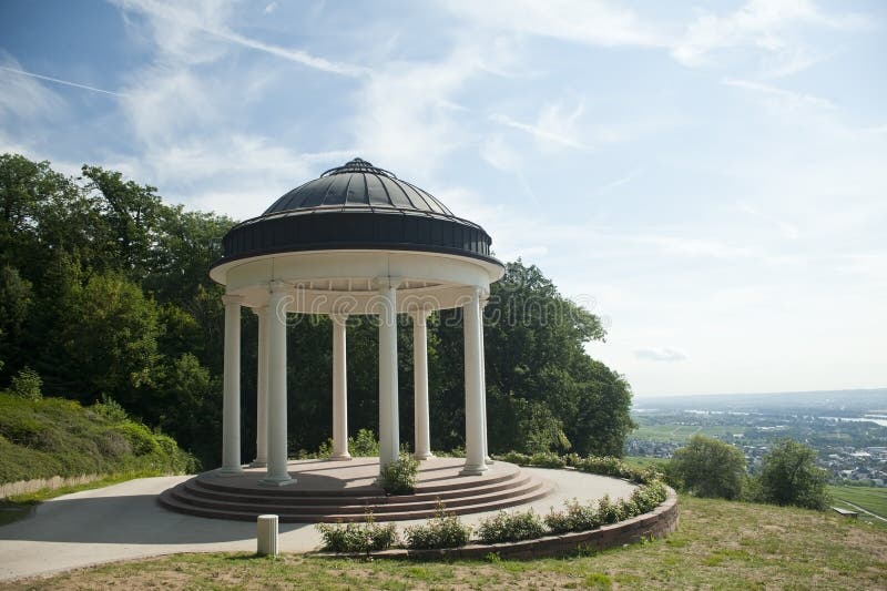 Pavilion on the hill stock photo. Image of lake, historic - 24075394