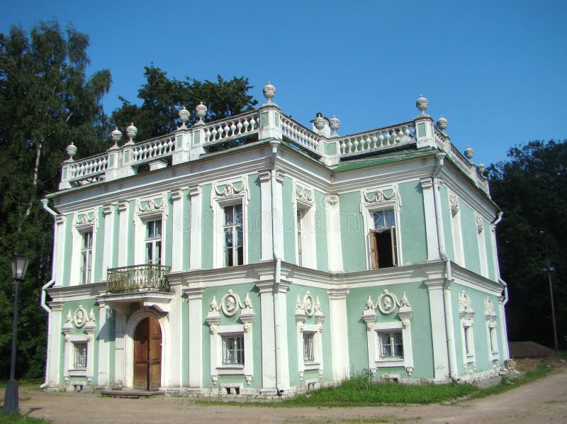 Pavilion the Italian Small House in Ancient Manor Stock Image - Image ...
