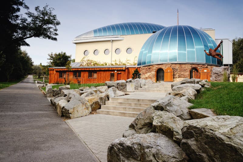 Pavilion Monkey Zoo in Bratislava Stock Image - Image of monkeys ...