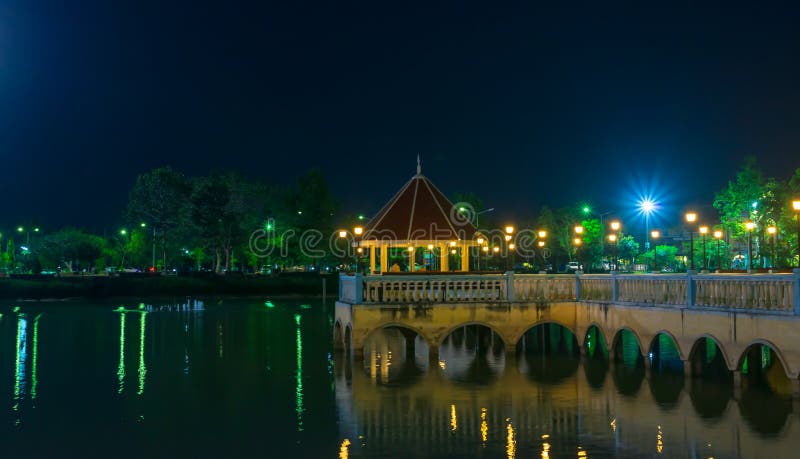Pavilion and reflection stock photo. Image of celebration - 114196002