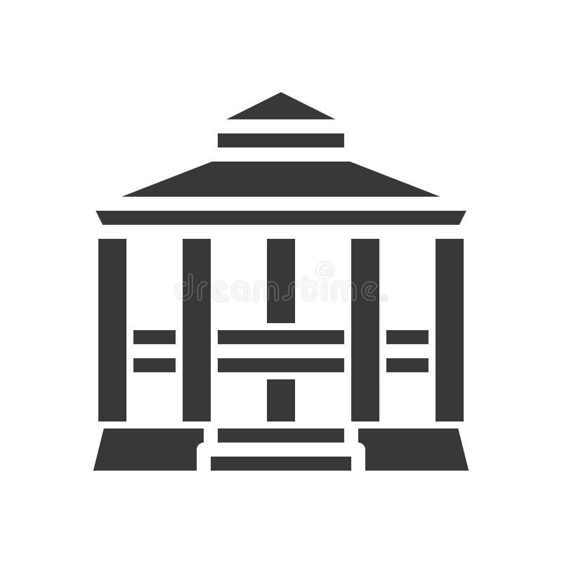 Pavilion Vector Icon, Amusement Park Related Solid Style Stock Vector ...