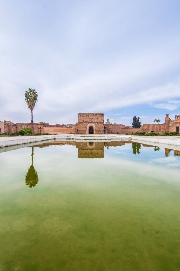 Pavillon De Palais D'EL Badi à Marrakech, Maroc Image stock - Image du ...