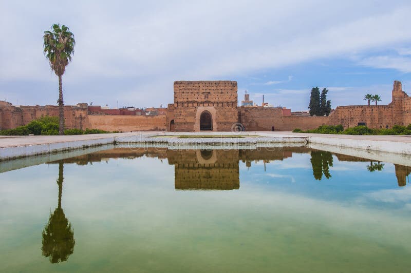 Pavillon Au Palais D'EL Badi Marrakech Morocco Photo stock - Image du ...