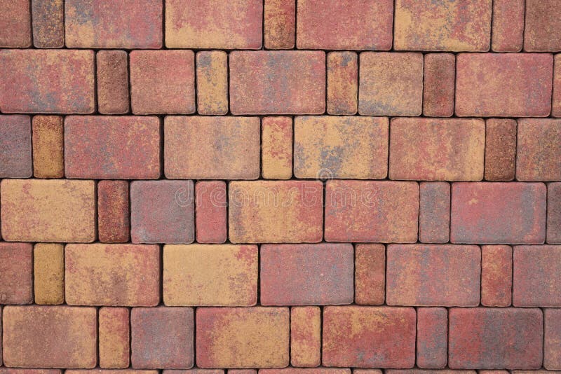 Colored Concrete Paving Slab Texture Stock Photo - Image of ...