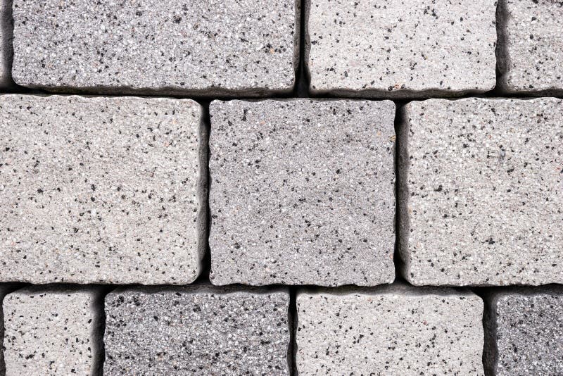 Paving Blocks Made of Grey Stones Stock Image - Image of cobble, brick ...
