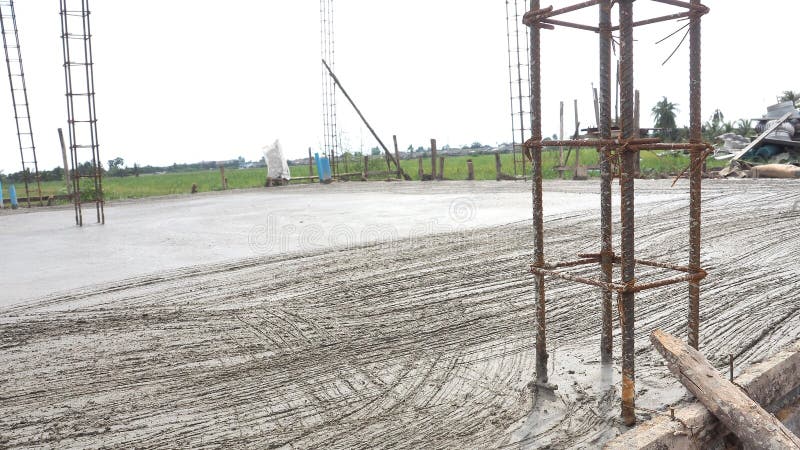 Paving Mortar Cement and Make Texture of the House Floor Stock Photo ...
