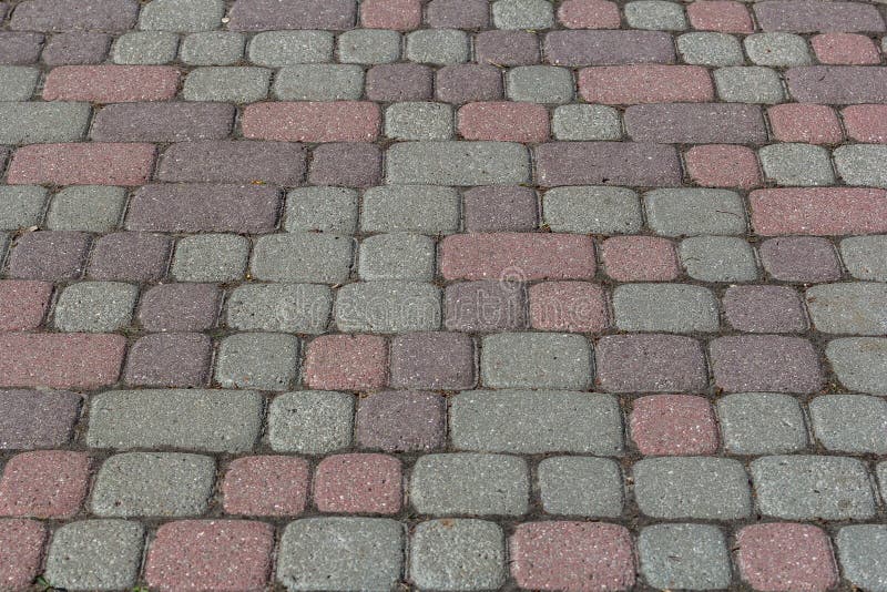 Paving Colored Concrete Tile Texture Background. Copy Space Stock Photo ...