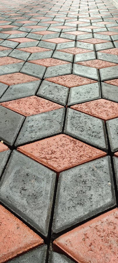 Paving Design Idea_3D Pattern Stock Image - Image of design, paving ...