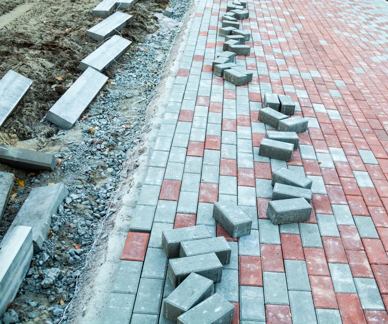 Unset Concrete Border Curb Stone Stock Photos - Free & Royalty-Free ...