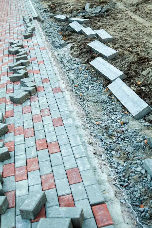 Unset Concrete Border Curb Stone Stock Photos - Free & Royalty-Free ...