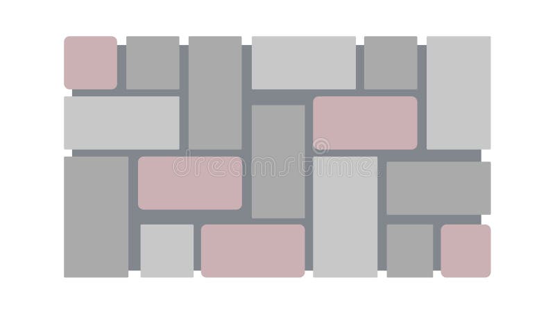 Paving Path Flat Icon Architectural and Landscape Elements Stock Vector ...