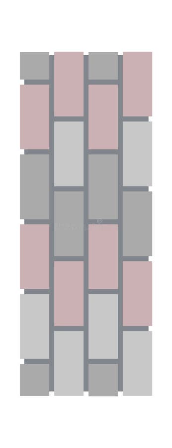 Paving Path Flat Icon Architectural and Landscape Elements Stock Vector ...