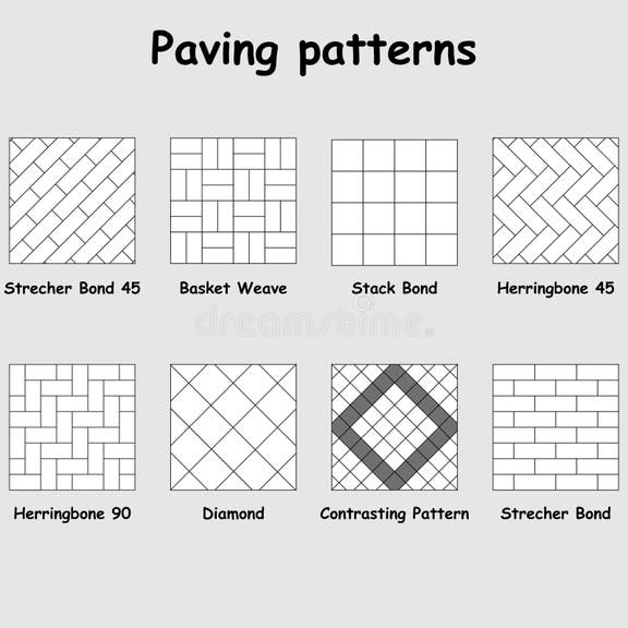 Paving Patterns Stock Illustrations – 6,412 Paving Patterns Stock ...