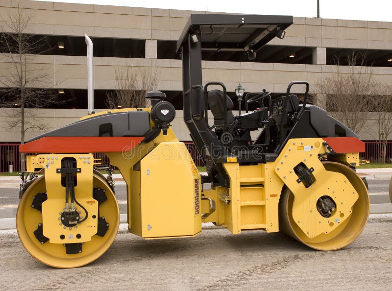 Paving Roller stock photo. Image of grading, pave, heavy - 4693666
