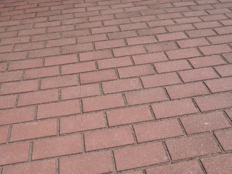 Paving Slab in Perspective, Background. Stock Photo - Image of ...