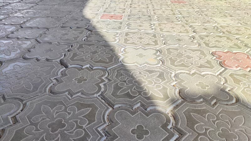 Paving Slabs. Background, Texture. Patterned Paving Slabs in Sunlight ...