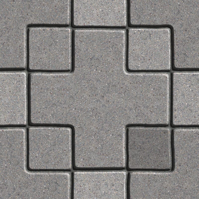 Paving Slabs. Seamless Tileable Texture. Stock Photo - Image of cross ...