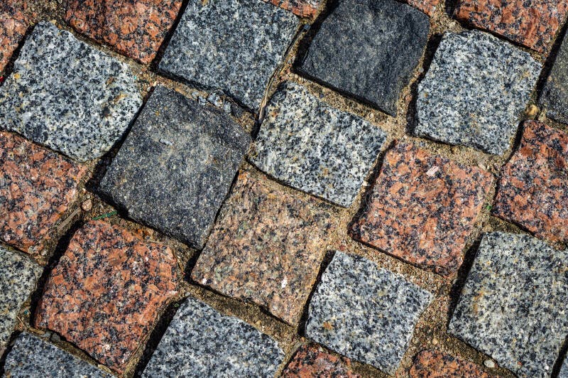 Paving Stone Made of Natural Stone Stock Photo - Image of natural, grey ...