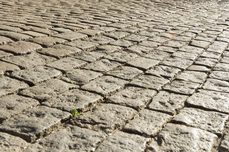 Paving Stone at Sunset Light Stock Image - Image of rock, block: 40379469