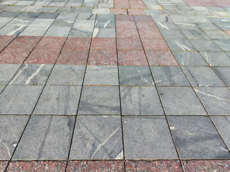 Paving Stone Tiles of Square and Rectangular Shape of Gray in ...