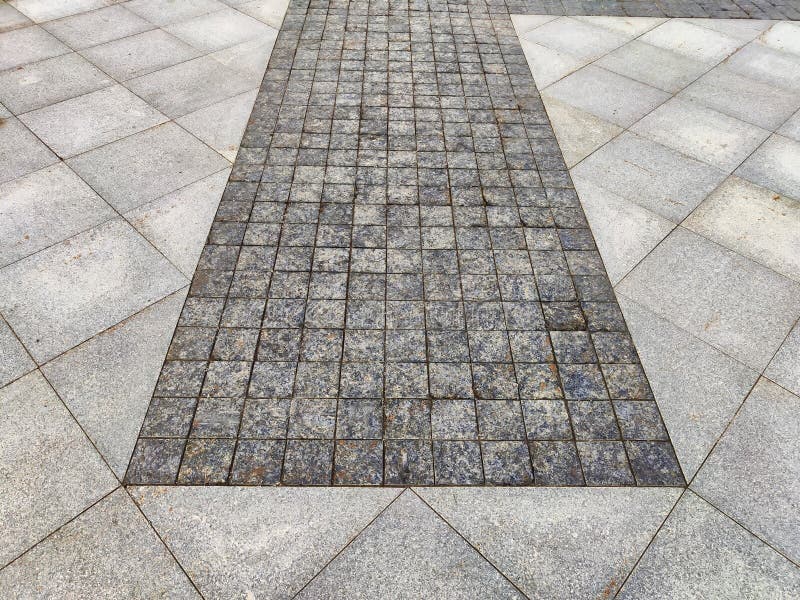 Paving Stone Tiles of Square and Rectangular Shape of Gray in ...