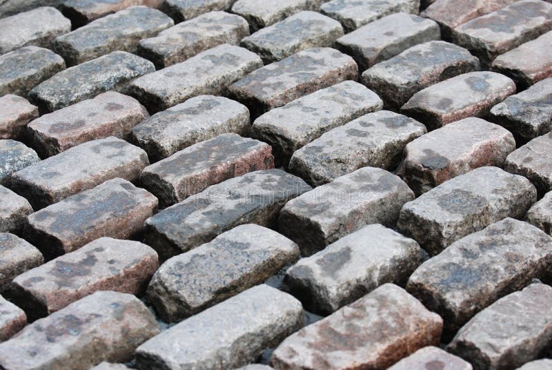Worker Laying Paving Stones Stock Image - Image of building, details ...
