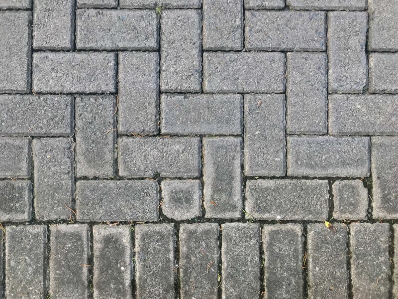 Paving Stones Paving Background. Installing Tools on Foreground Stock ...