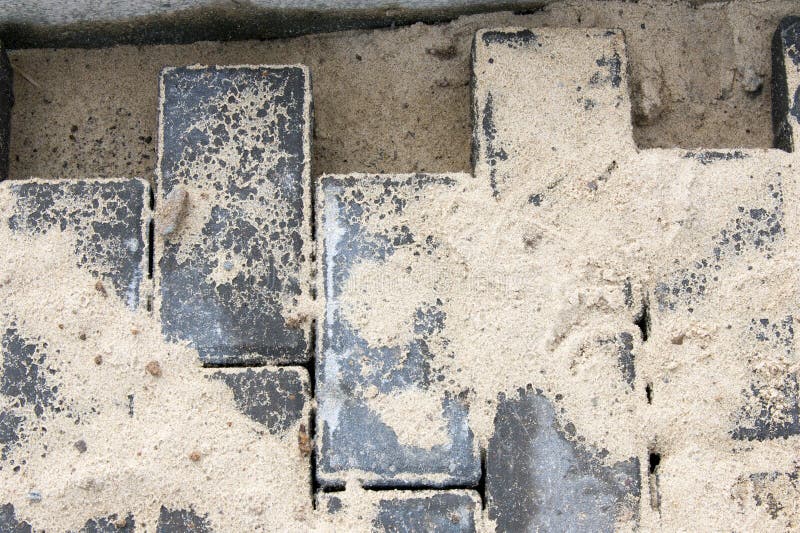 Paving Stones Laid on the Embankment Stock Photo - Image of decorative ...