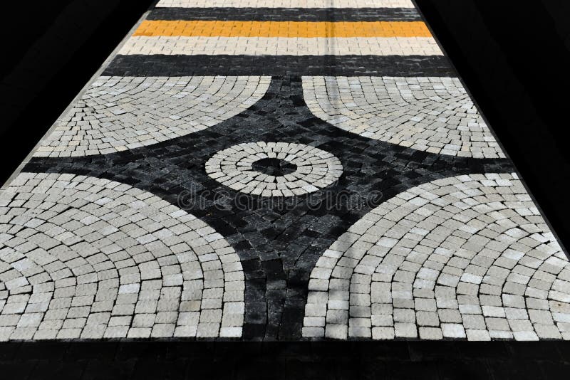 Paving Stones, Landscape Work and Architecture Sample Stock Image ...