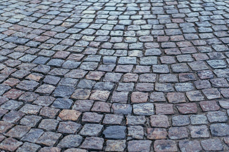 Paving Stones Pathway Texture. Cobblestone Road Pattern for Background ...