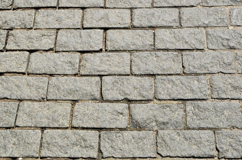 Paving Stones from Rectangular Granite Stones. Stock Photo - Image of ...