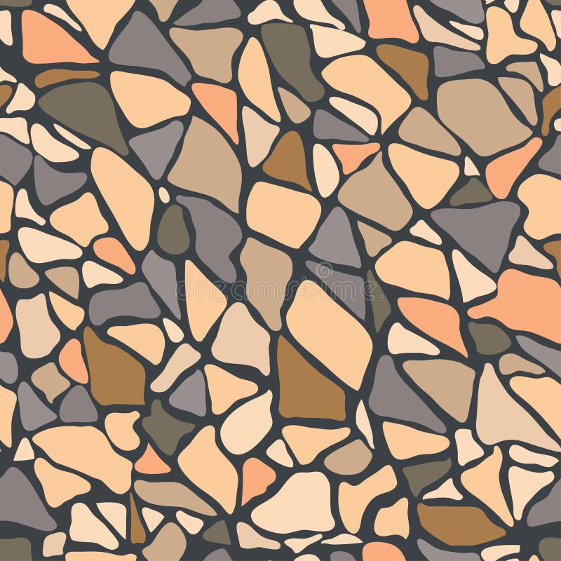 Paving Tile Floor Covering Pavement Slabs Brick Wall Stone Stock Vector ...