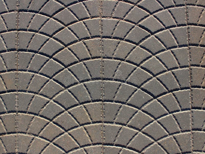 Paving Tiles Arched Texture Stock Photo - Image of pattern, rock: 157523748