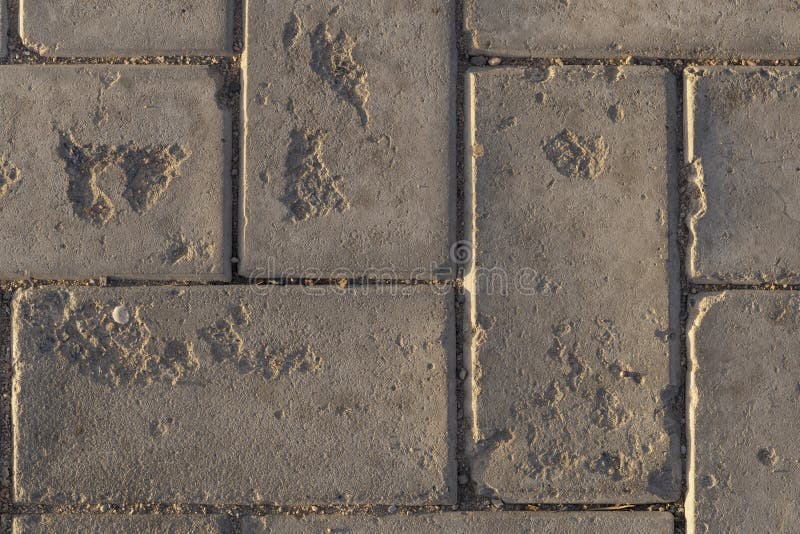 Paving from Tiles. Graphic Element on a Stone Stock Photo - Image of ...