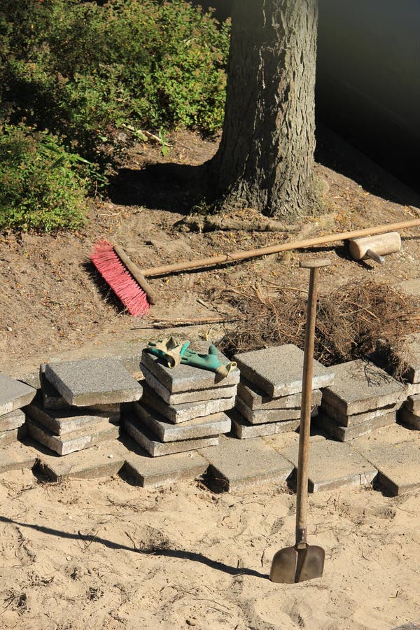 Pavior stock image. Image of paving, business, path, block - 49083359