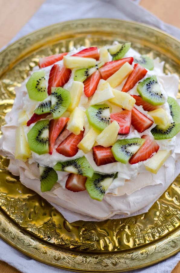 Pavlova stock image. Image of delicious, exotic, meringue - 29746087