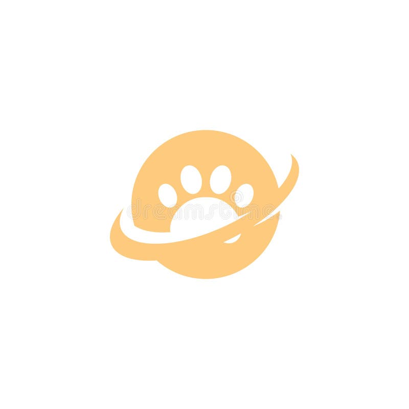 Paw Logo Design Vector Illustration Stock Illustration - Illustration ...